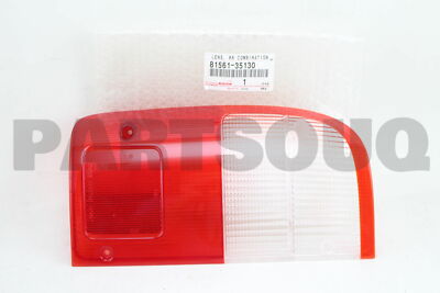 8156135130 Genuine Toyota LENS, REAR COMBINATION LAMP, LH 81561-35130 ...