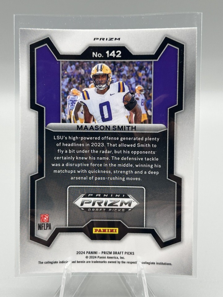 2024 Panini Prizm Draft Picks - Silver Prizm #142 Maason Smith (RC) | eBay