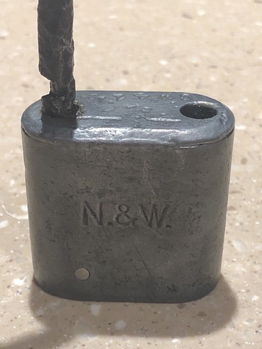 Vintage RARE Slaymaker Genuine Pin Tumbler Railroad Lock Obsolete SEE ...