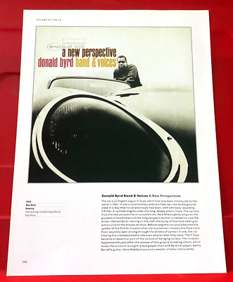 Donald Byrd A New Perspective/Jimmy Smith Album Cover Art PICTURE/PRINT ...