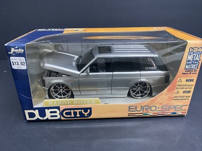 1 24 Range Rover 1/24 Silver Jada Toys Dub City Euro-Spec Custom Wheel ...