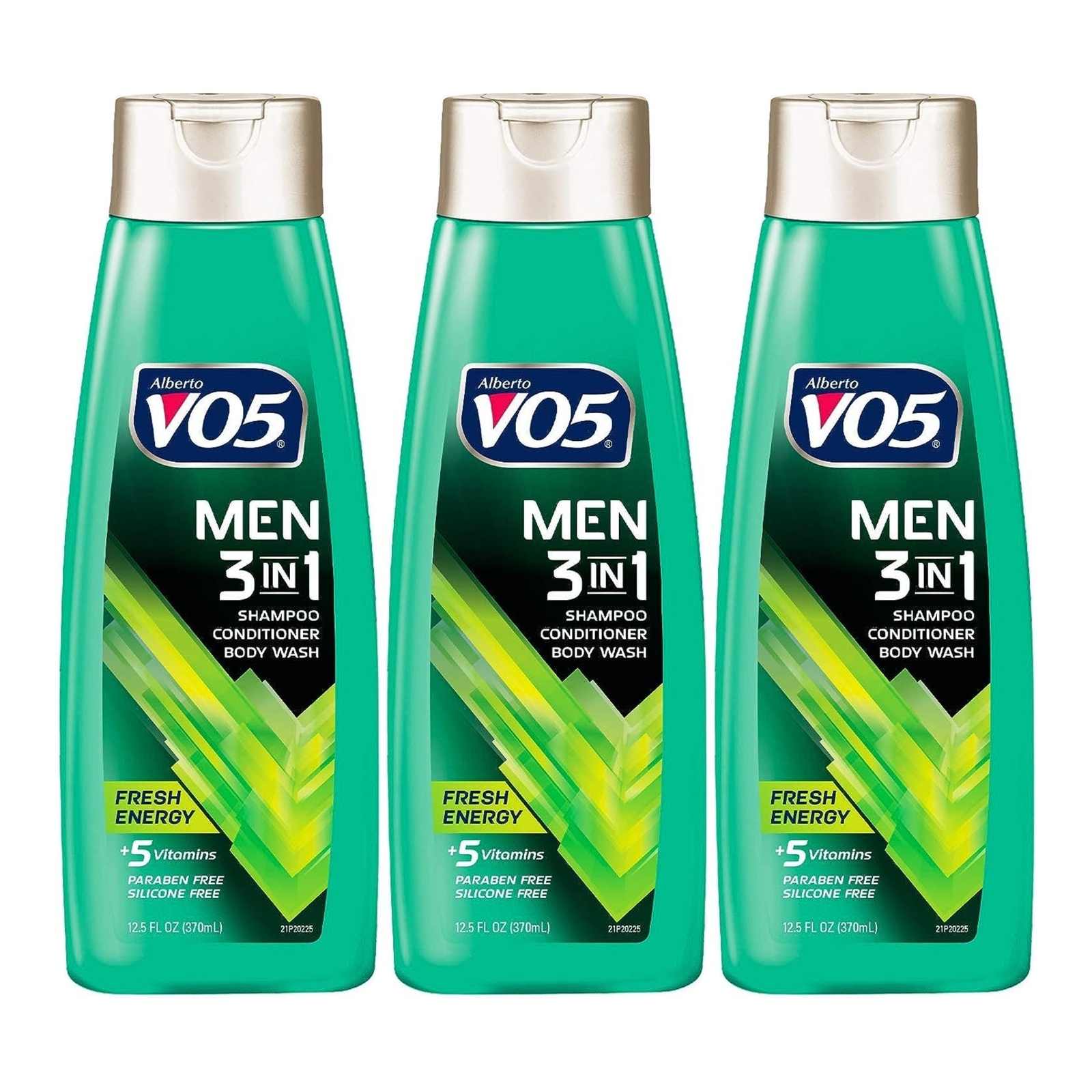 Alberto VO5 Men 3-in-1 Fresh Energy Shampoo Cond Body Wash, 12.5 oz ...