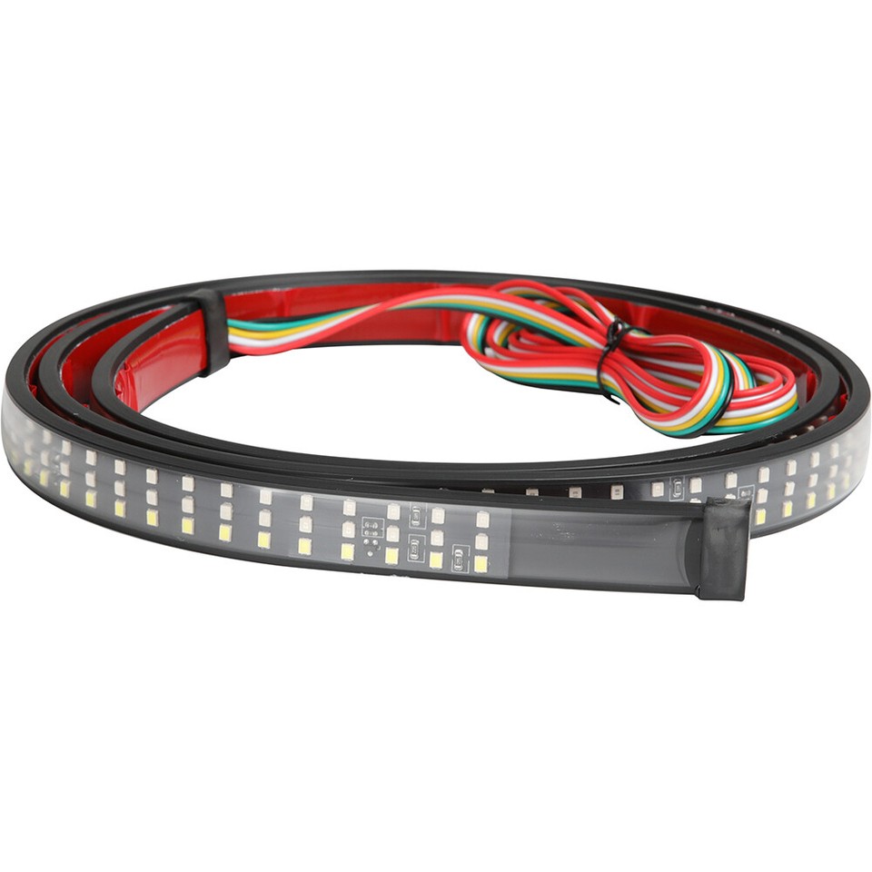 60" 3 Row LED Strip Tailgate Light Bar Reverse Brake Light For Nissan ...
