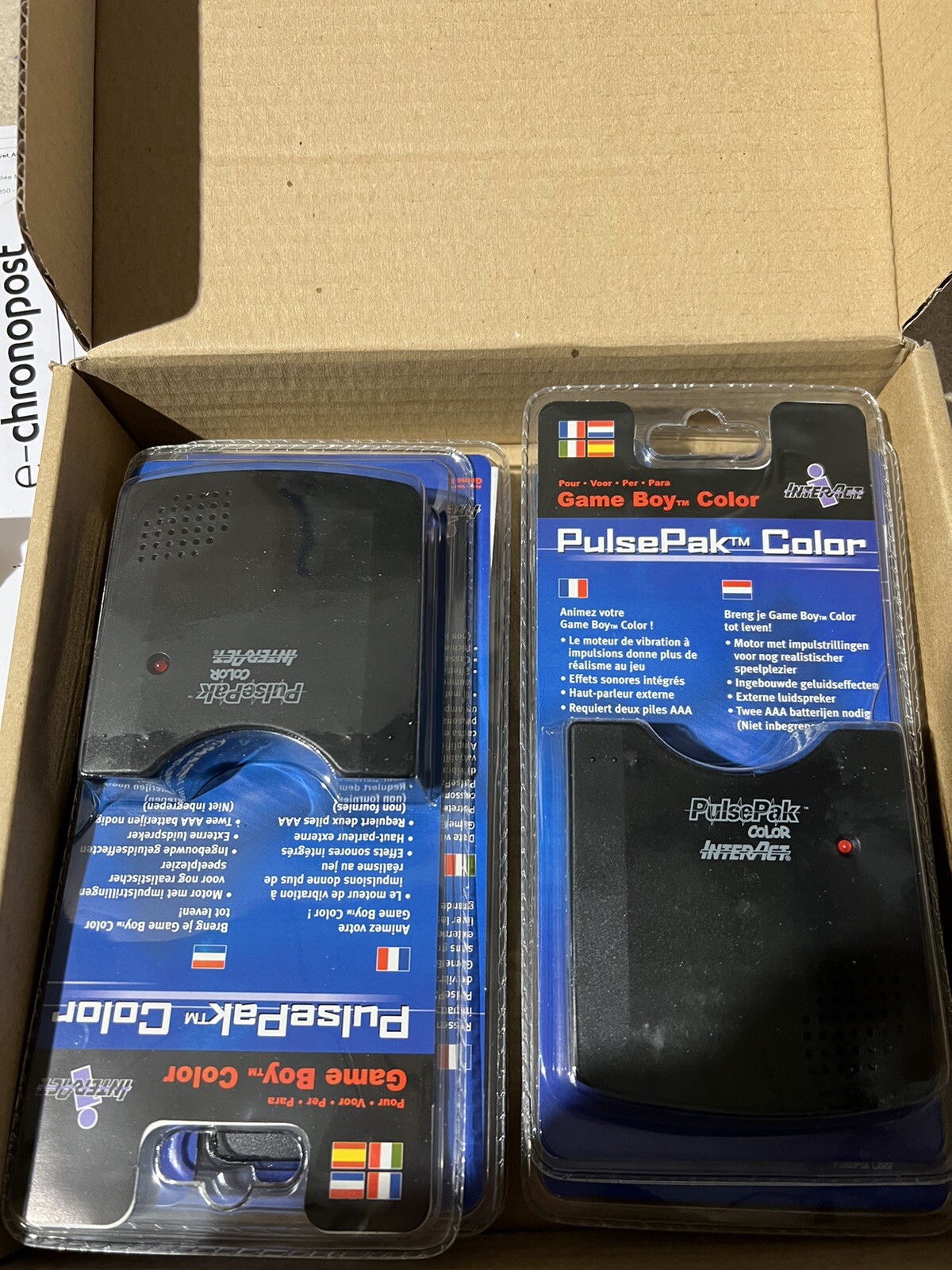 Lot 6 Nintendo Game Boy Color Pulse Pack Rumble Vibration New Blister ...