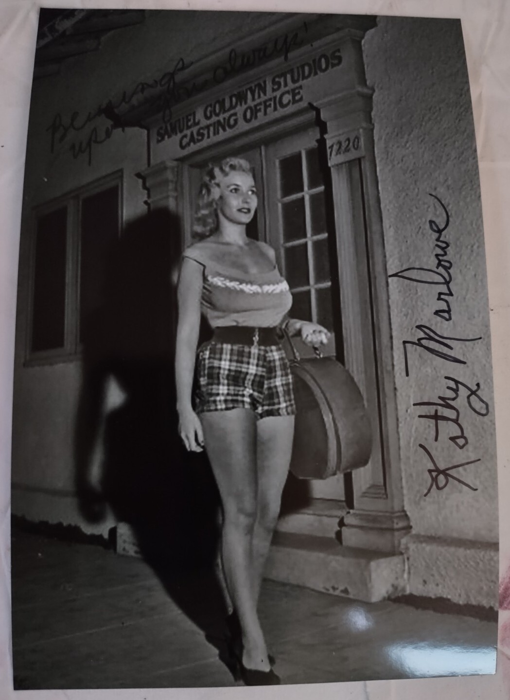R.I.P KATHY MARLOWE ICONIC ACTRESS STAR VINTAGE SIGNED AUTOGRAPH 4X6 PHOTO RARE | eBay