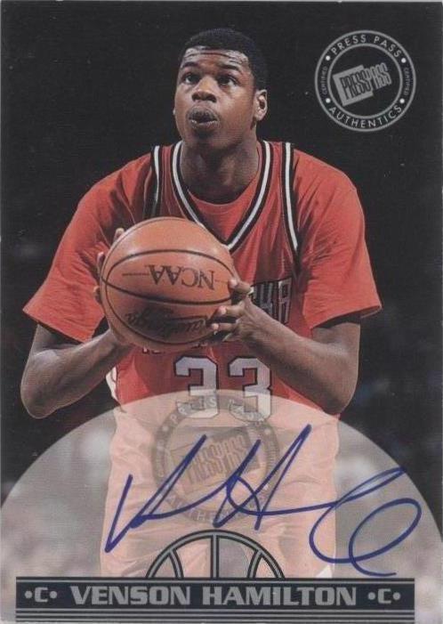 1999 Press Pass Authentics - Autographs Venson Hamilton (AU, RC) for ...
