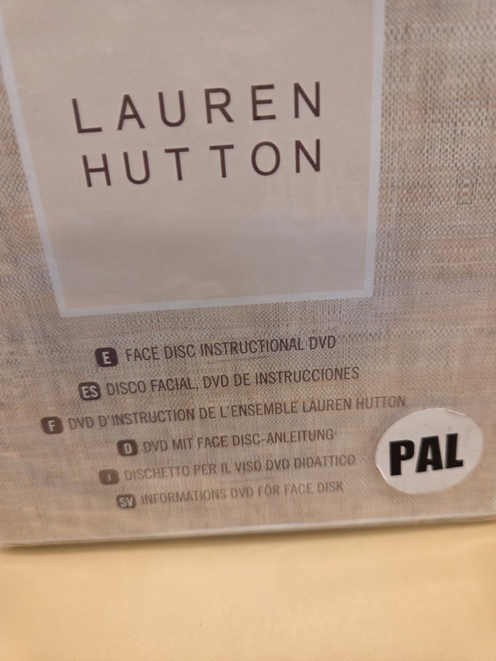 Lauren Hutton Face Disc Instructional Makeup DVD Promo New Sealed ...