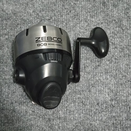 Zebco 808 Boss Hawg Fishing Reel Bite Alert Power Handle Tested Works ...