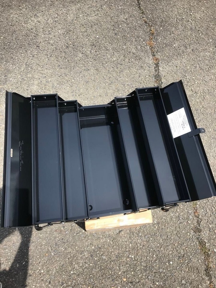 Snap-on Portable Metal Tool Box Carry Case Heavy Duty Mechanic Storage ...