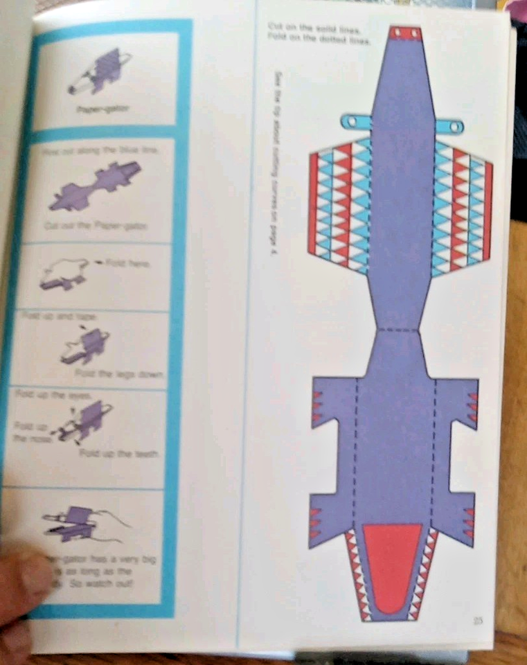 CRAZY CUT-OUTS BY GARY TONG C. 1979 SCHOLASTIC BOOK All here - nothing ...