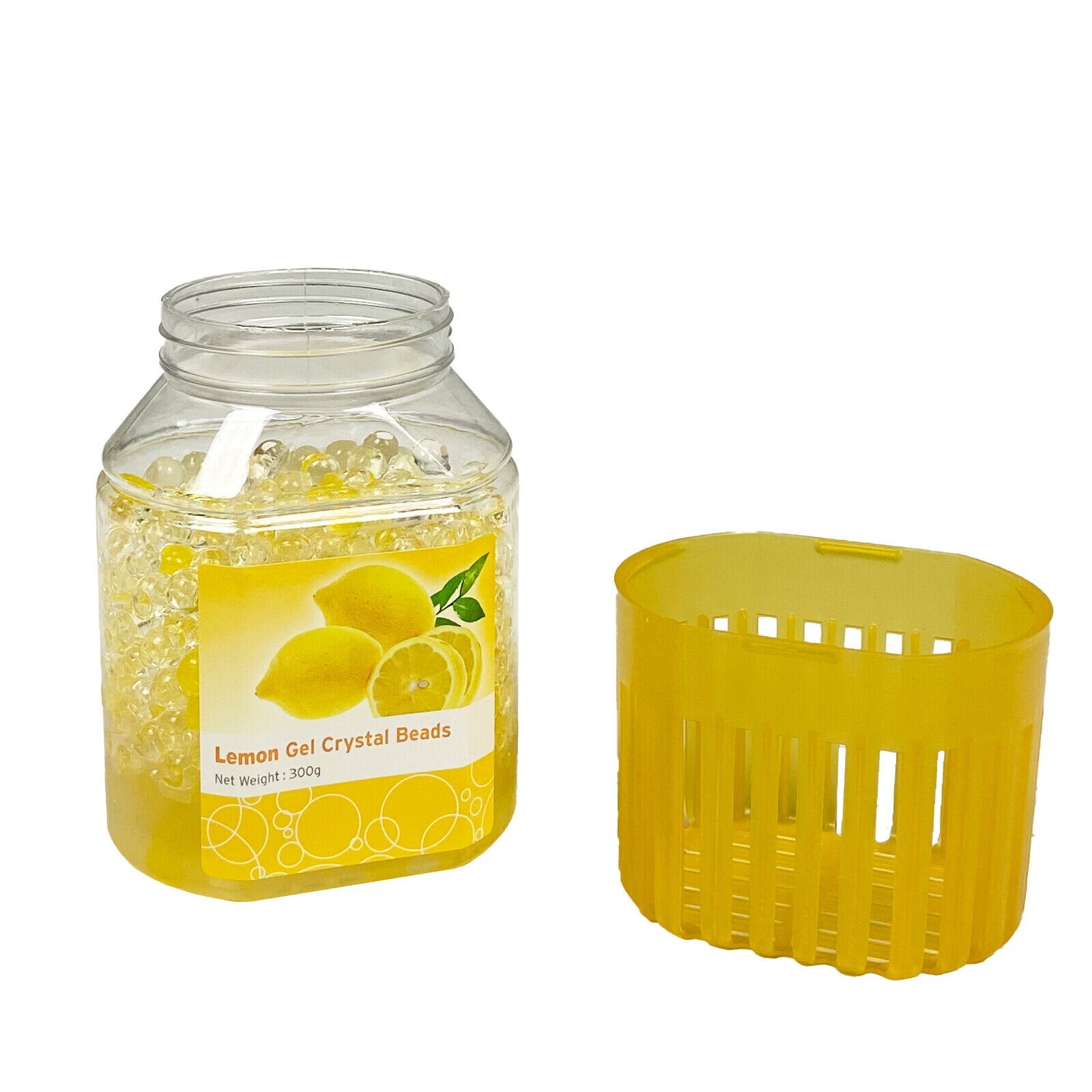 300g Air Freshener Gel Crystal Ball Beads Long Lasting Lemon Scent Home ...