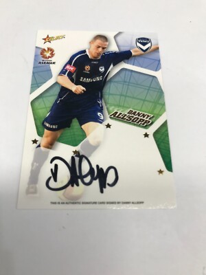 2007-08 Select A League Soccer Signature Card A3 Danny Allsopp (Victory ...