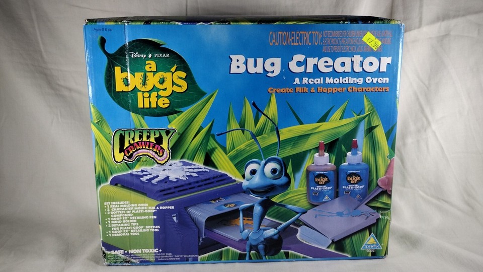 Vintage A Bugs Life Creepy Crawlers Bug Creator Disney Pixar NEW And ...