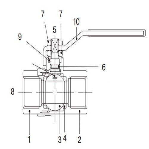 3/4" 600 WOG Full Port Ball Valve 940174 (Pack of 10) | eBay