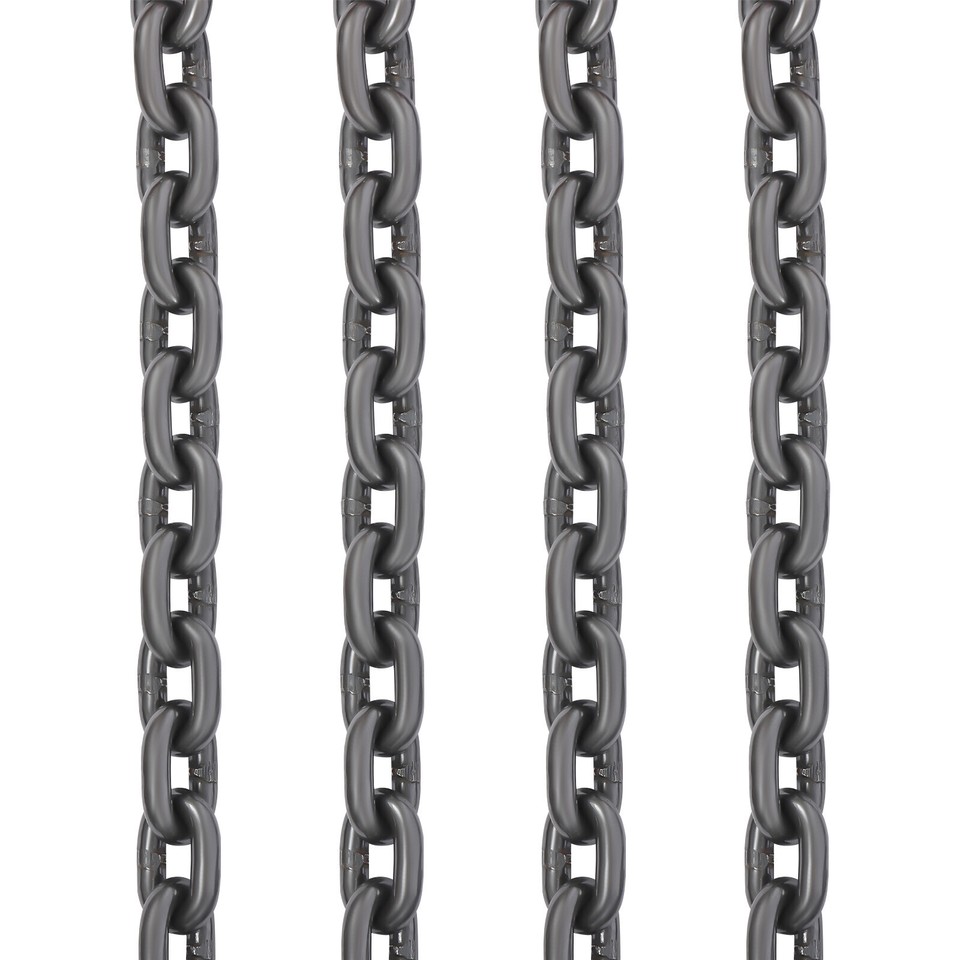 5/16" 10ft Chain Sling W/8 Hooks Lifting Chains Adjustable Length 5t ...