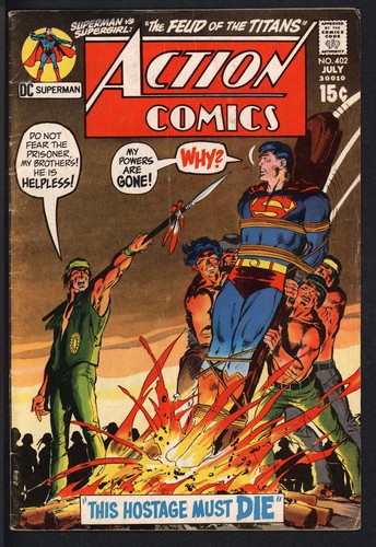 ACTION COMICS #402 4.0 // NEAL ADAMS COVER ART DC COMICS 1971 | eBay