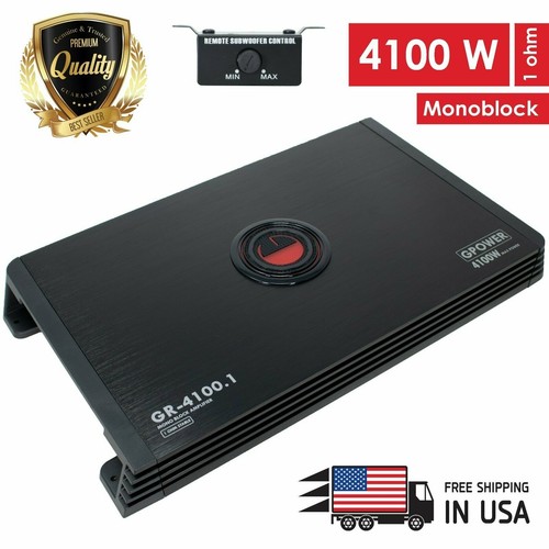 New Gravity Monoblock 4000 WATTS Class D Car Audio Stereo Amplifier ...