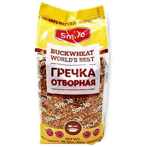 Smile Buckwheat Groats Premium Quality 800g/28.22oz, Non Gmo, No ...