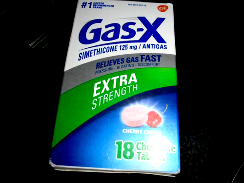 GAS-X RELIEVES GAS FAST 18 CHEWABLE TABLETS EXTRA STRENGTH NEW | eBay