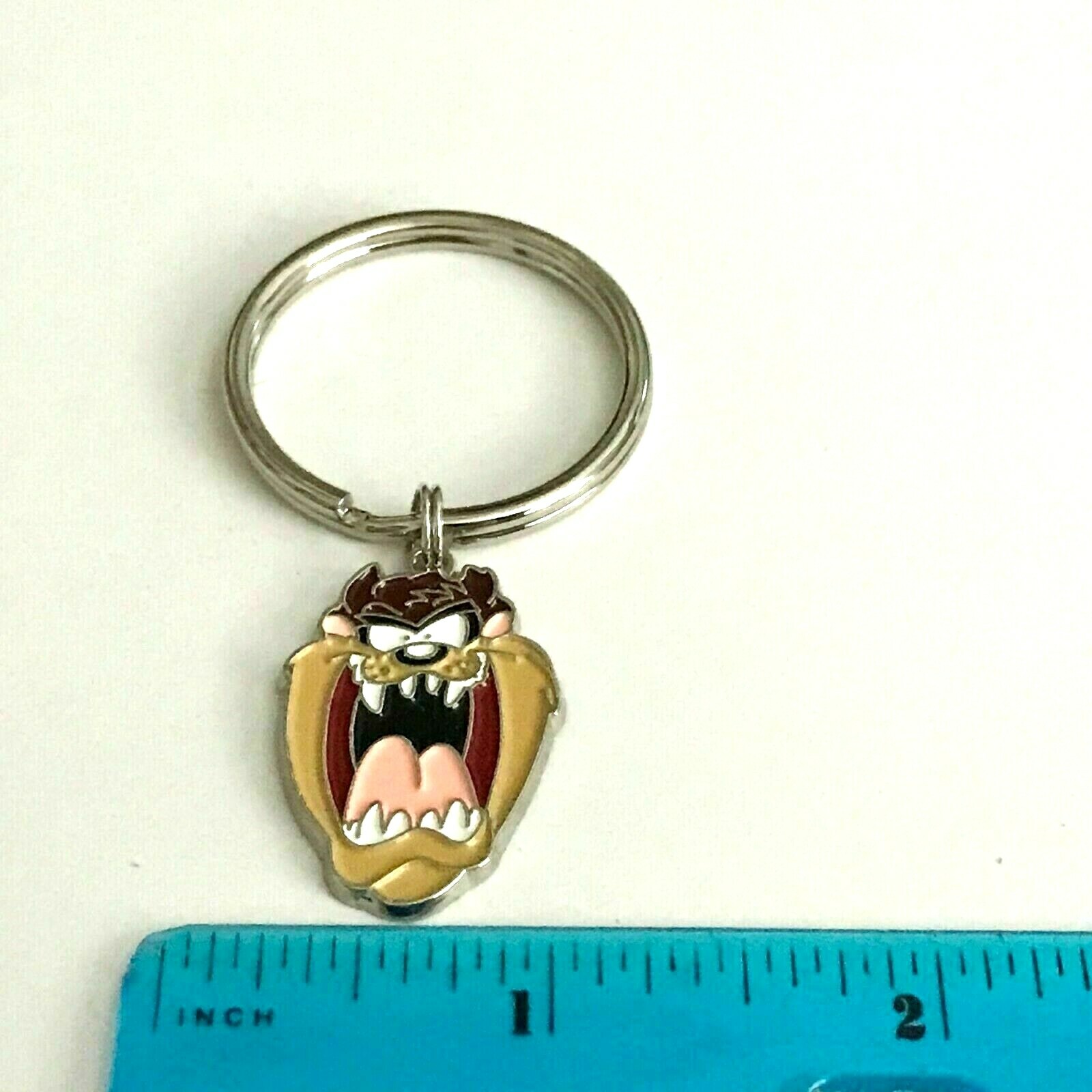 Vintage Taz Tas Tasmanian Devil Keychain Keyring Warner Bros Looney ...