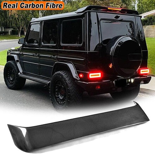 Carbon Rear Roof Spoiler Top Wing W/LED For Mercedes Benz W463 G550 G63 ...
