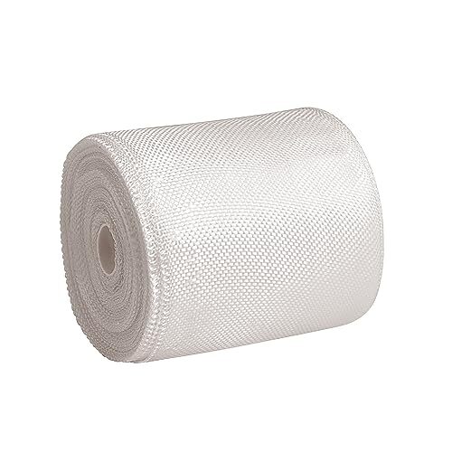 4 Inch x 99Ft Fiberglass Cloth Roll Non-Adhesive Woven Cloth Strip for ...