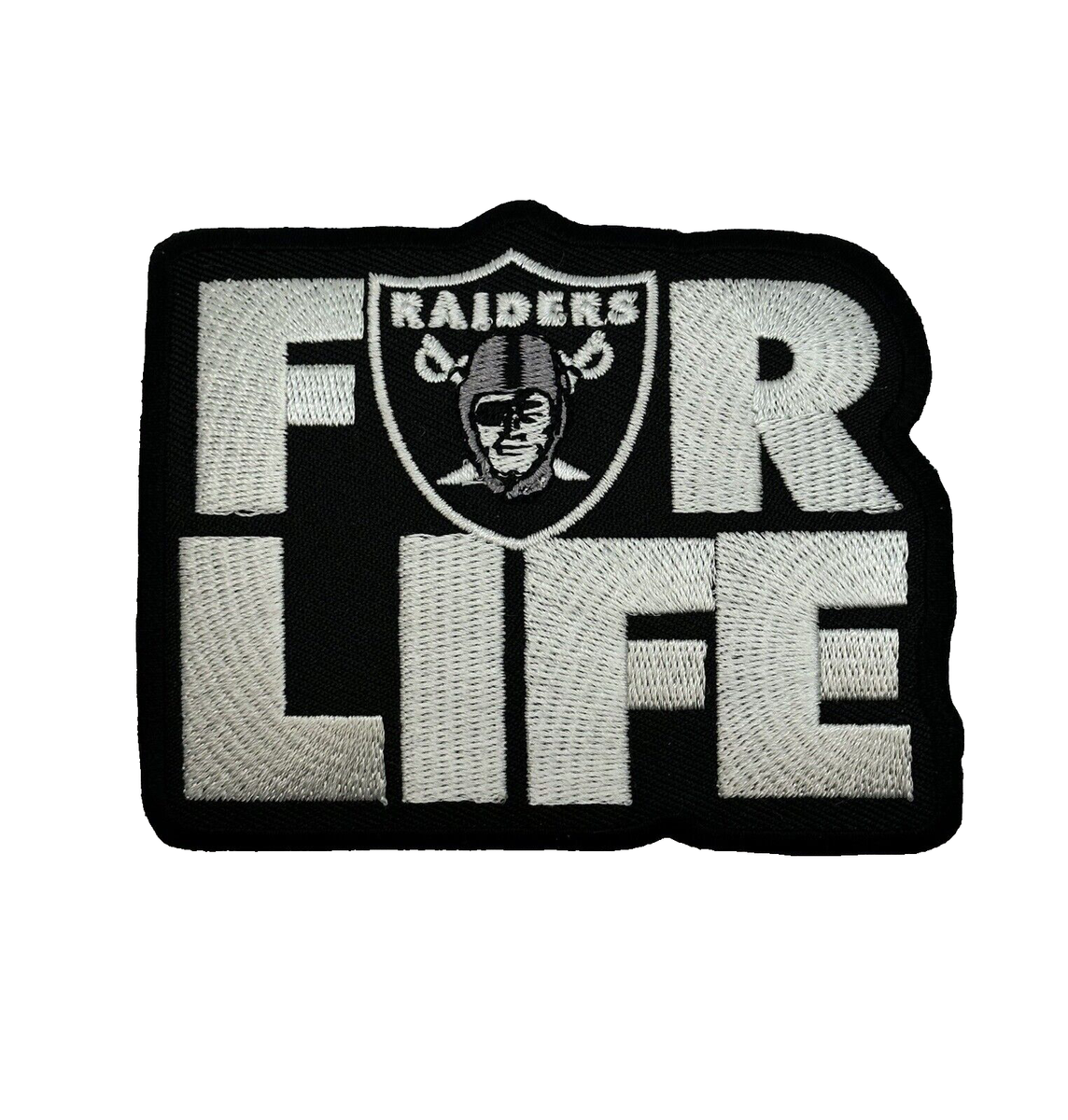 Raiders 4 Life Logo Raiders For Life Shirts 100% Cotton Casual Shirts