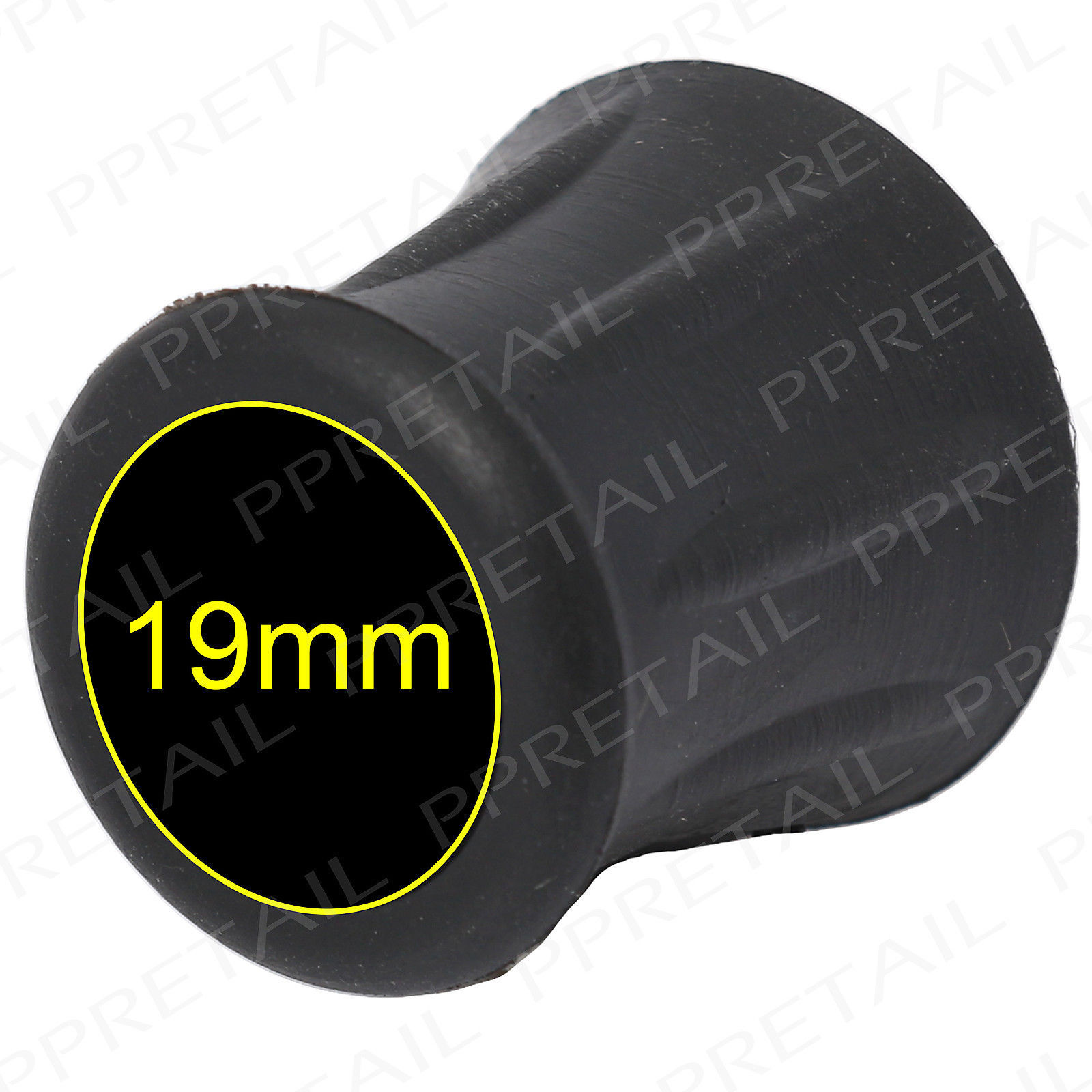 SET OF 4 HEAVY DUTY 19mm WALKING STICK RUBBER FERRULES Cane Crutch Grip ...