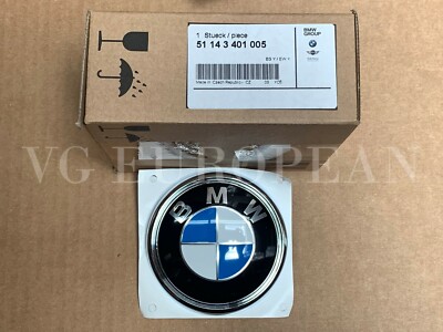 BMW Genuine E83 X3 Rear Trunk Hatch BMW Emblem Decal Badge NEW | eBay