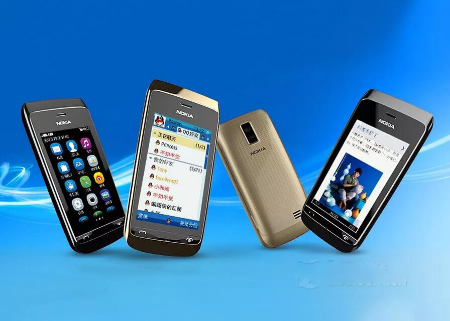 Nokia Asha 309 White Colour Genuine Nokia Asha 309 Black Middle