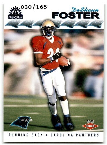 ! 2002 Pacific Adrenaline DeShaun Foster Rookie /165 Carolina Panthers ...