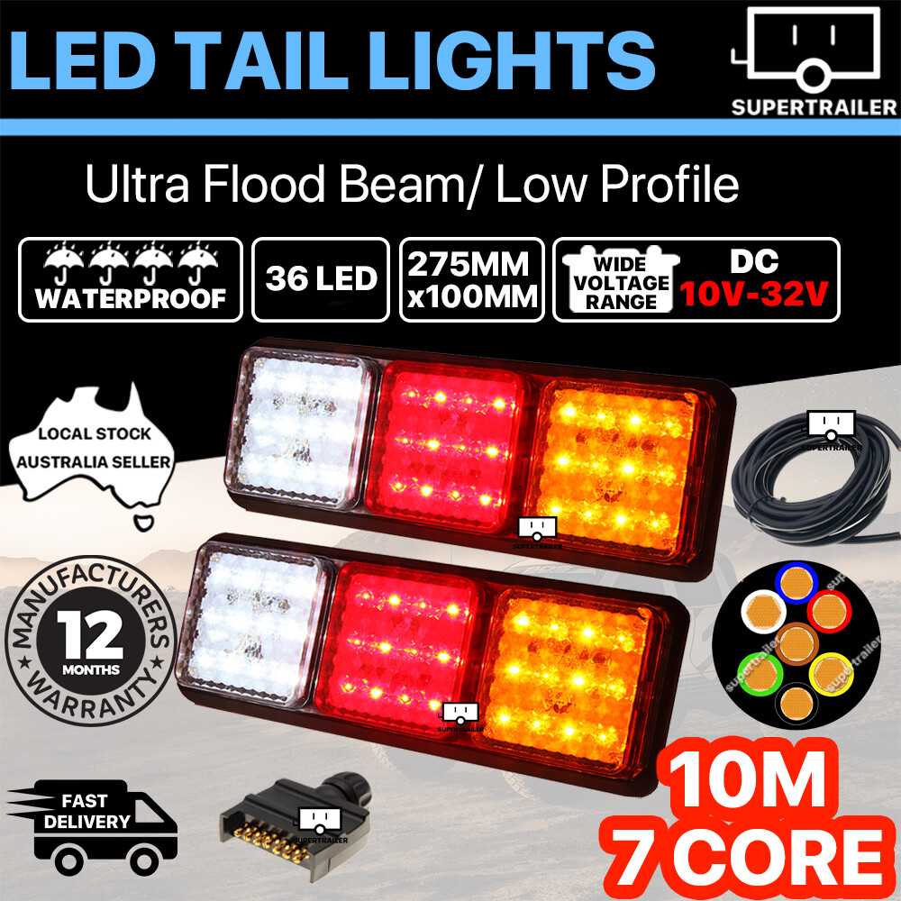 Trailer Led Reverse Lights Achterlicht LED 140mm Rond 24V Voor Schmitz