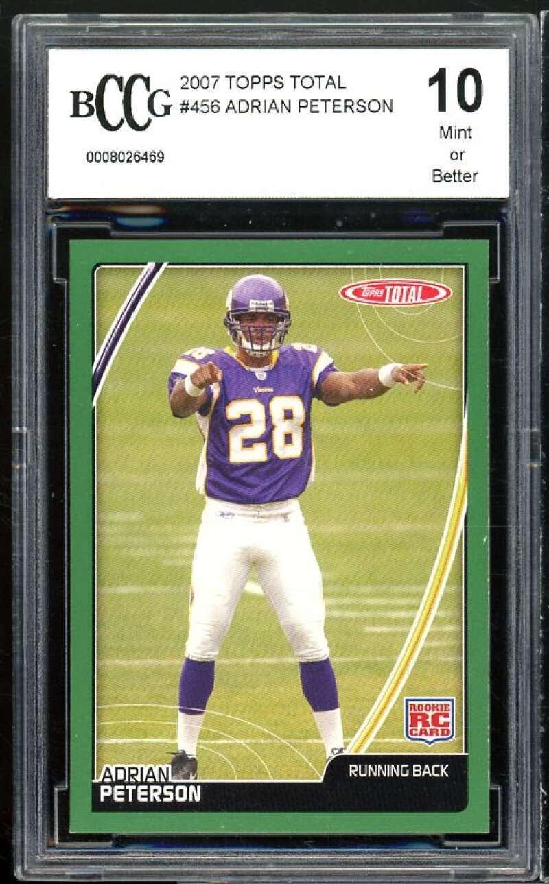 2007 Topps Total - #456 Adrian Peterson (RC) for sale online | eBay