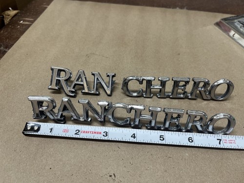 77-79 FORD Ranchero Emblems Pair 1977-1979 OEM One Broken | eBay