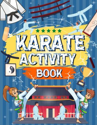 Karate Activity Book for Kids Includes Mazes Coloring Word Searches | eBay