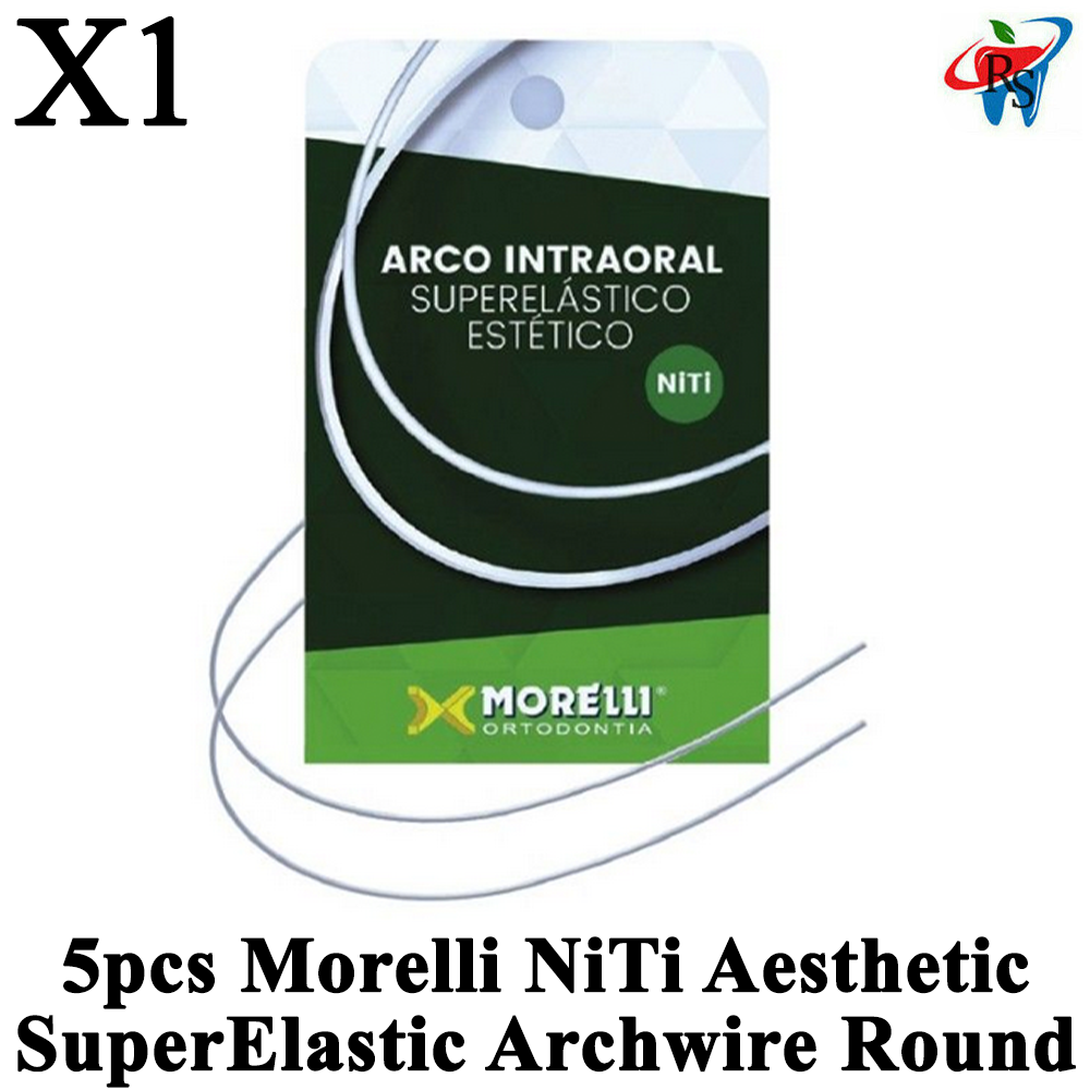 1pcs Dental Morelli NiTi Aesthetic SuperElastic Archwire Round Upper ...