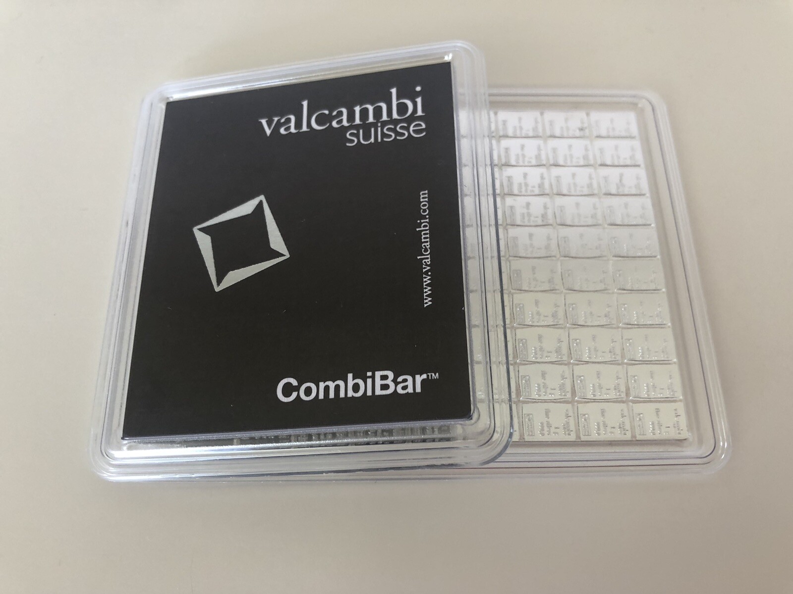5 X 1 GRAMs .999 PURE SILVER Valcambi Swiss Bullion Combibars | eBay