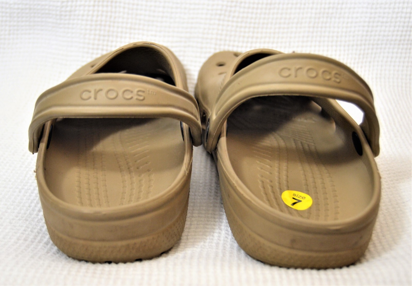 Crocs Classic Clog Slingbacks with Vent Holes, Camel … - Gem