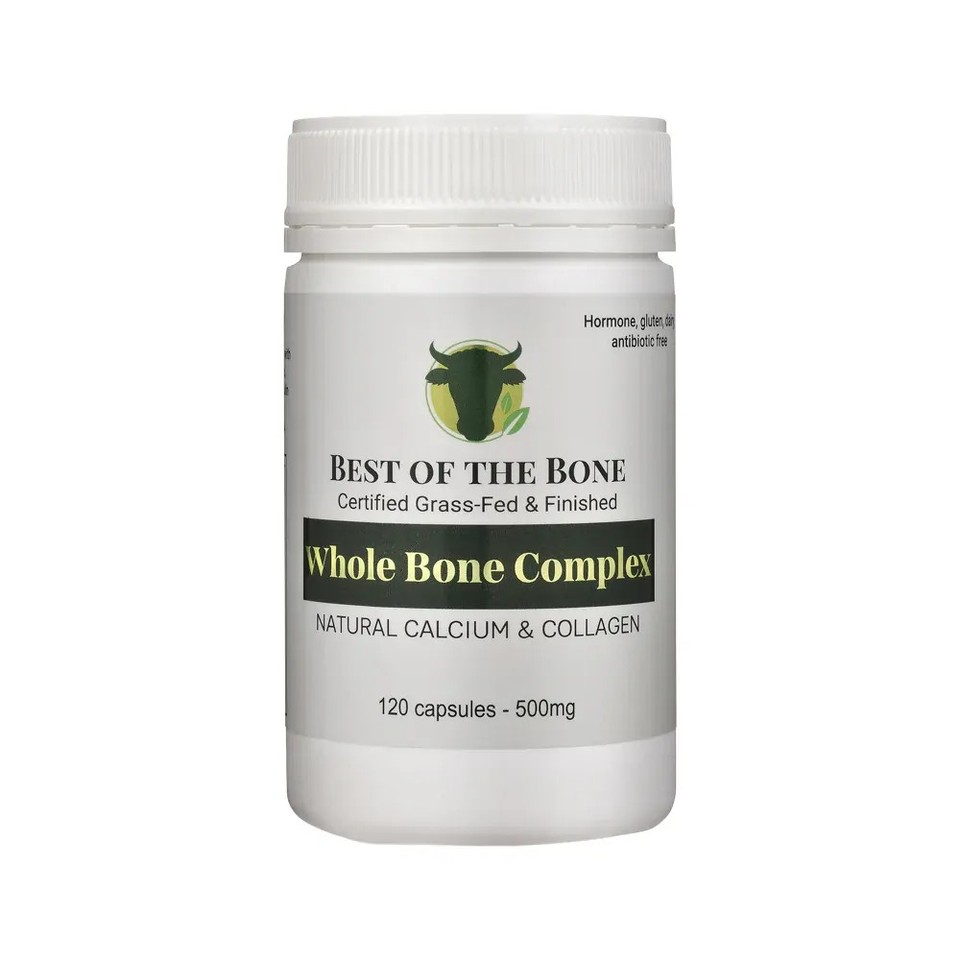 Best of the Bone Whole Bone Complex Natural Calcium & Collagen 120 Capsules | eBay Australia