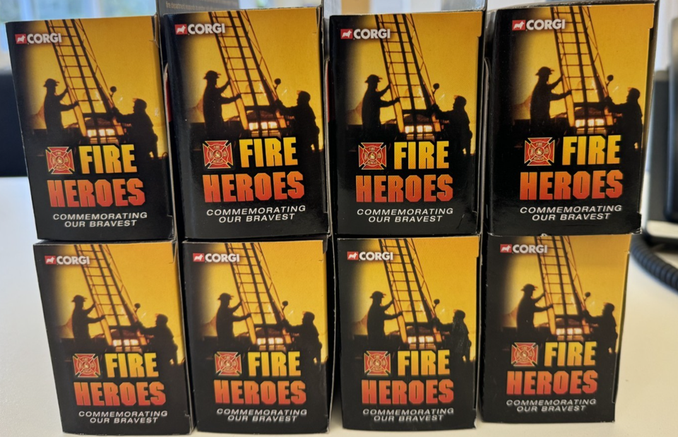 8 x Corgi Fire Heroes Die Cast Model Vehicles - Chicago Fire Department ...