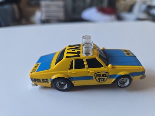 1979 AURORA AFX CHEVY POLICE PURSUIT YELLOW/BLUE No Lights On ...