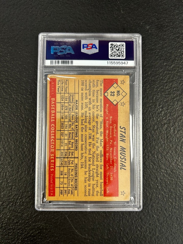 1953 Bowman Color Stan Musial PSA 2 | eBay