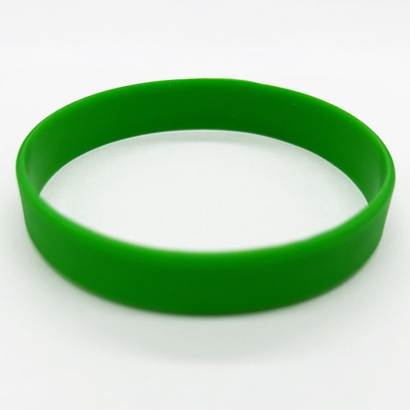 12 Silicone Wristbands Blank NEW Rubber Wrist Bands Bracelets Free ...