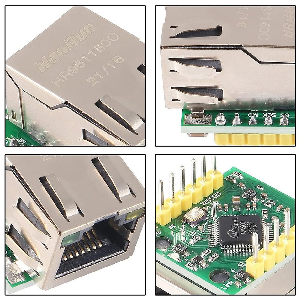 W5500 Chip Ethernet-Modul USR-ES1 SPI-Schnitts telle SPI zu LAN ...