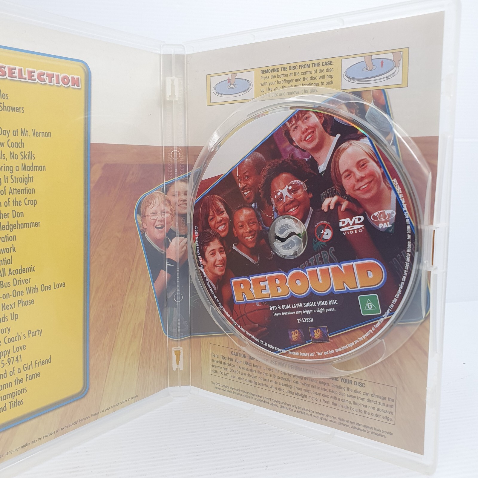 Rebound (DVD, 2005) Region 4 Martin Lawrence Good Condition + Free ...