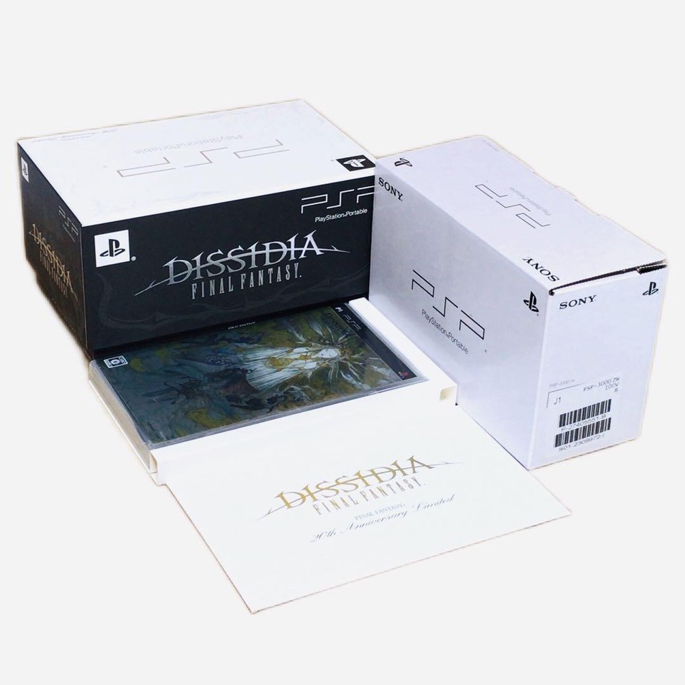PSP-3000 DISSIDIA FINAL FANTASY 20th Anniversary Limited Console w/Box ...