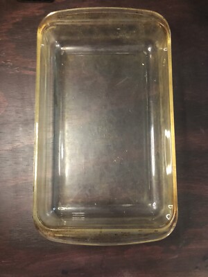 Vintage Pyrex 231 E-8 Clear Glass 10 x 6 x 1-3/4 Oven Baking Dish ...