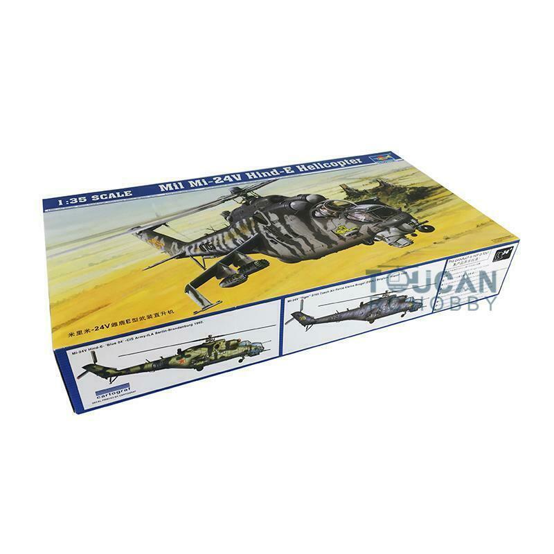 1/35 05103 Trumpeter Mil Mi-24V Hind- Helicopter Static Model Plastic ...