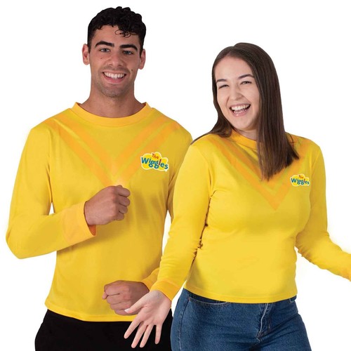 Yellow Wiggles Costume Top The Wiggles Adult Emma Tsehay Evie Licensed ...