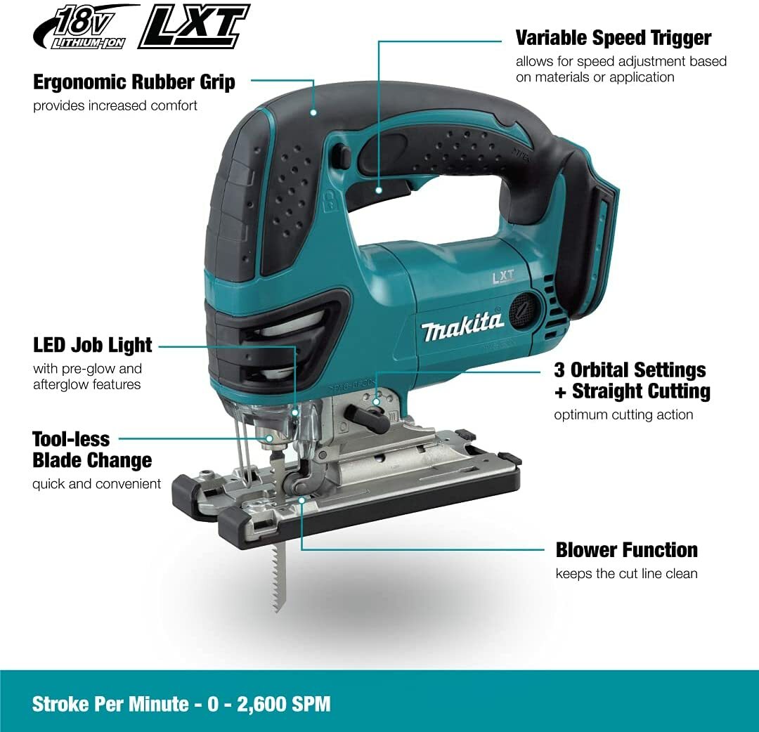 MAKITA DHR202 Hammer Drill + DJV180 JIGSAW 18V LXT CORDLESS Kit 2 ...